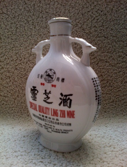 Karya Babah Antik: Botol Arak China : Ling Zhi Wine