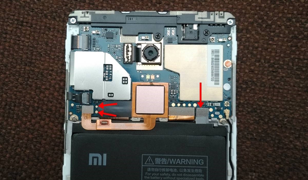 Redmi Note 4 Snapdragon Test Point Untuk Bypass Micloud - HELLO PONSEL