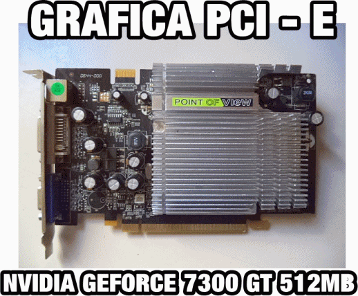 TARJETAS GRAFICAS: 16€ GRAFICA NVIDIA GEFORCE 7300 GT 512MB