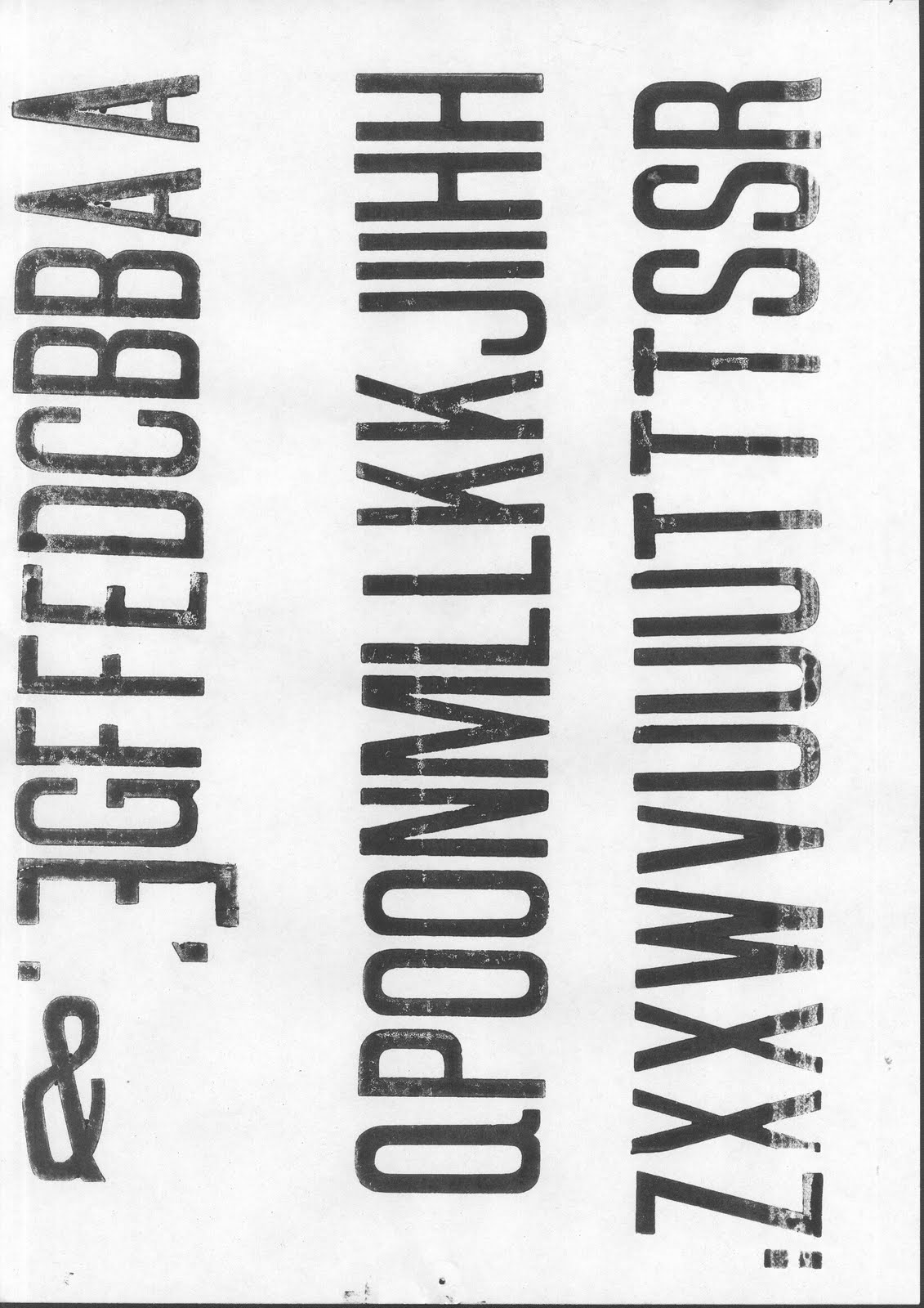 SDES2198 Advanced Typography and Publishing Design: Letterpress ...