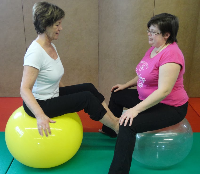 Relax è Gym: 5ème séance d'OPTI-BALL.