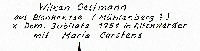 Oestmann Storm: Family Tree from Wilken Oestmann 1751 to us Oestmanns ...