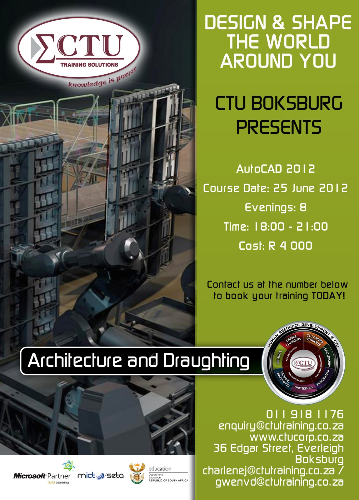AutoCAD training at CTU Boksburg | CTU Training Solutions Chatz