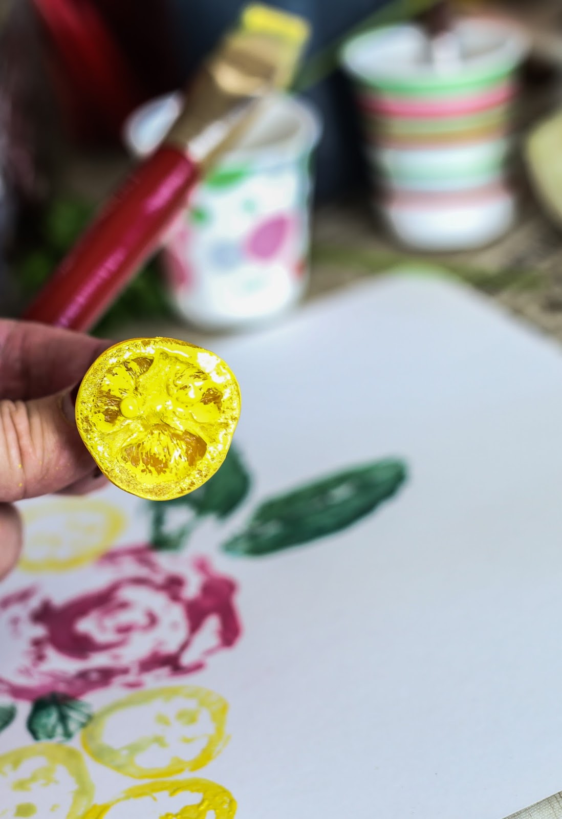 Where Your Treasure Is: DIY Fruit and Vegetable Prints