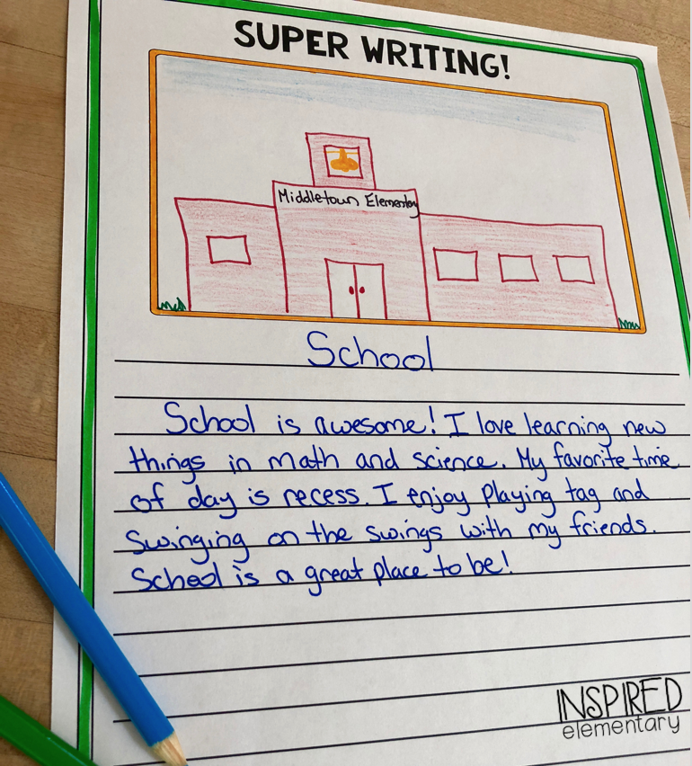 SUPER WRITING! · Inspired Elementary