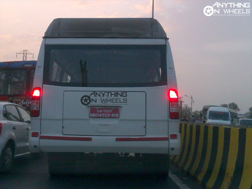 ANYTHING ON WHEELS: Force Traveller 26 Mini Bus spotted testing in Pune