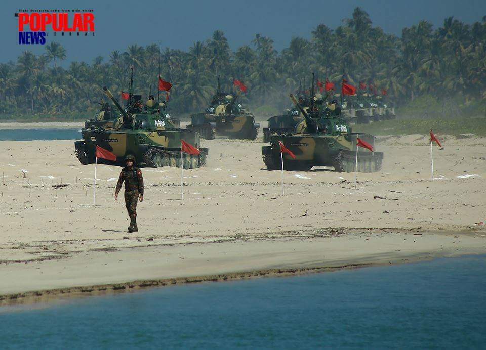 China Defense Blog: Military drill of the day: Myanmar military joint ...