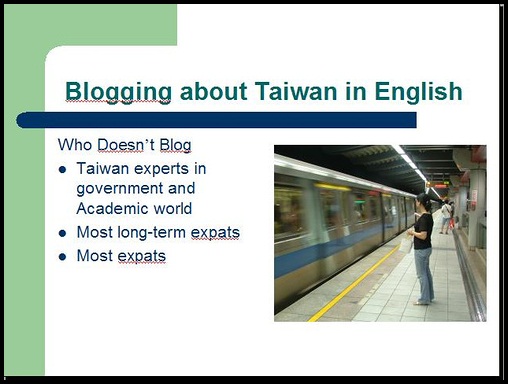 Studying Taiwan: English in Taiwanese