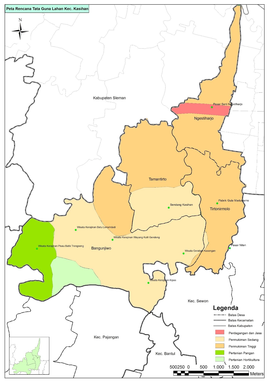 Bantul Magnificent: Kumpulan Peta Kabupaten Bantul