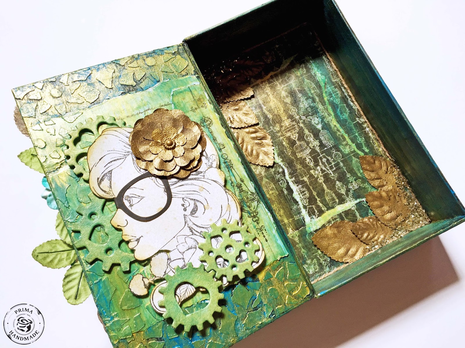 Katie Z. Paperworks: Gear Up! Mixed Media Box at Made with Love