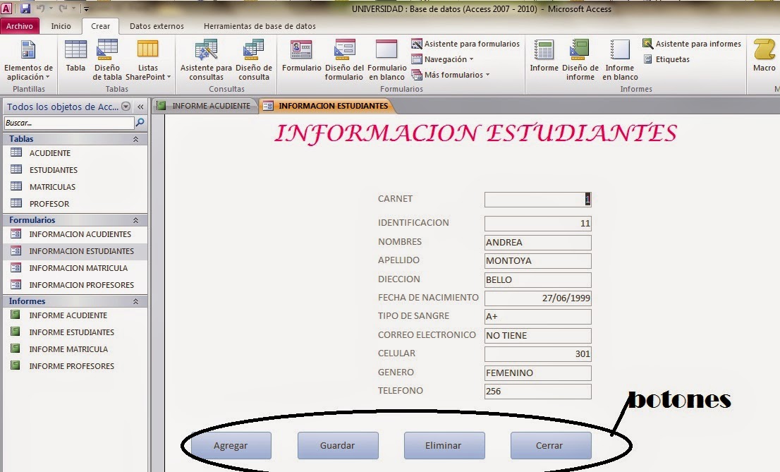 paso a paso visual basic: PASO A PASO EN ACCESS