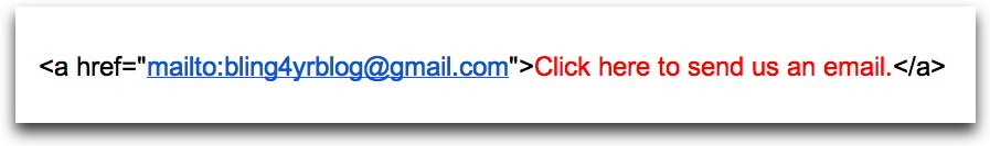 Bling For Your Blog Adding An Email Link In The Side Bar bling-for-your-blog-adding-an-email-link-in-the-side-bar