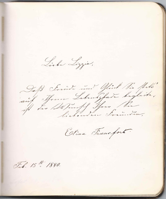 Heirlooms Reunited: 1880s Autograph Album of Elizabeth A. Sutton, Class ...