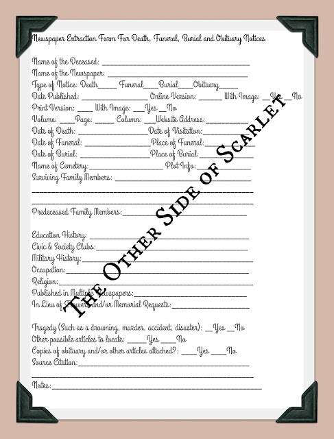 Scarlet and Dawn ~ One Woman, Two Names and Two Families: Newspaper ...