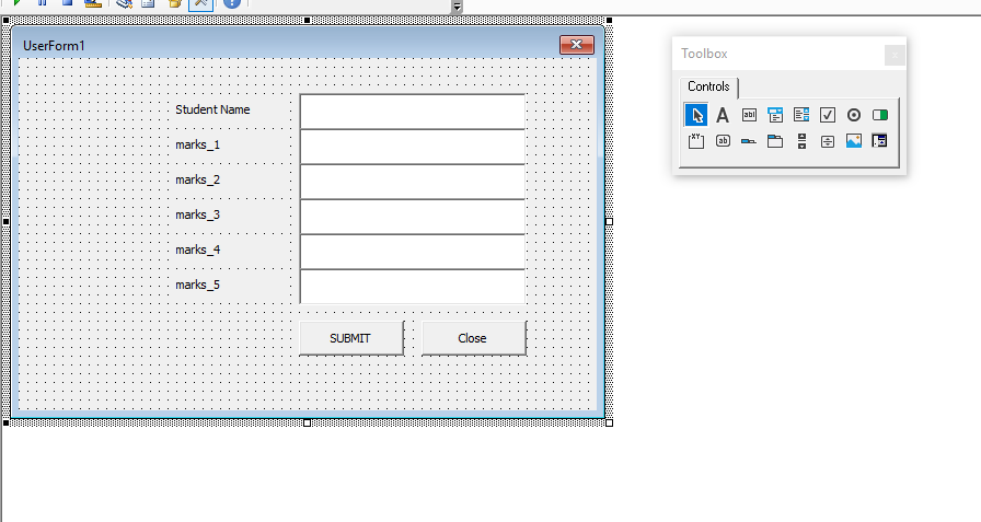 Creating a userform in Excel - VBA | Shubu