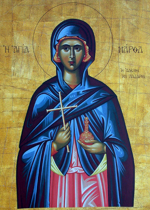 ORTHODOX CHRISTIANITY THEN AND NOW: Saints Martha and Mary, Sisters of ...