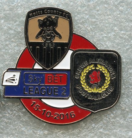 Crewe Alexandra Football Club pin badges