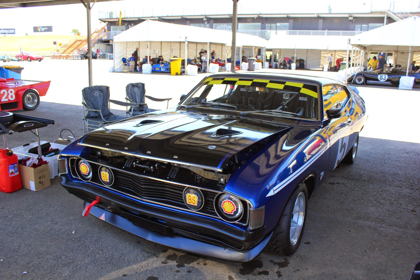 Aussie Old Parked Cars: 1973 Ford XA Falcon GT 351 Hardtop Race Car