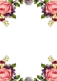 10+ Free printable rose stationeries - ausdruckbares Briefpapier - round-up