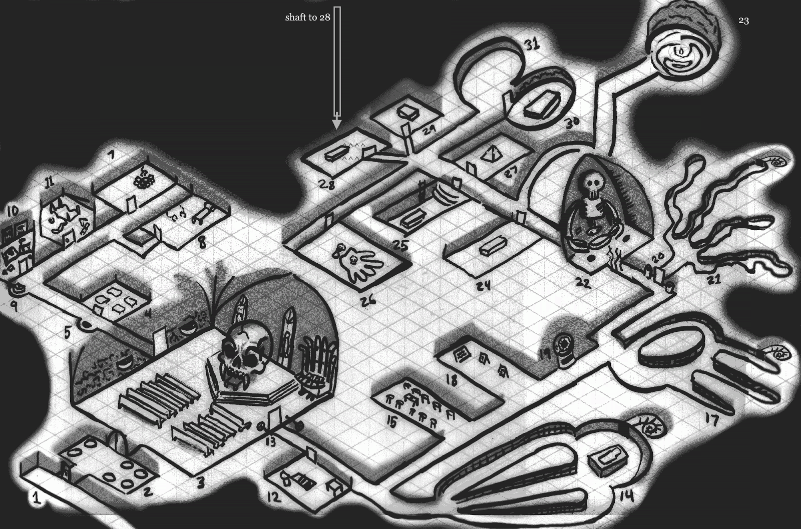 Kill It With Fire!: Death Frost Doom Isometric Map