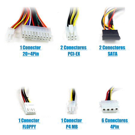 Conectores De Fuente De Poder De Pc - britkainstr