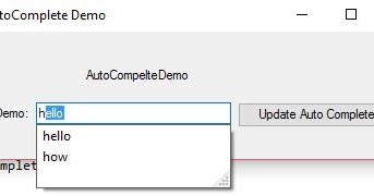 Crazy Stupid: Auto Complete TextBox using C#