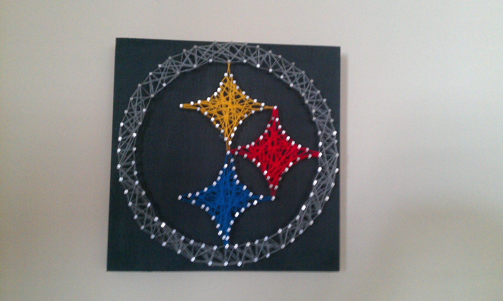 Sidebar of the Peanut Gallery: Steelers String Art