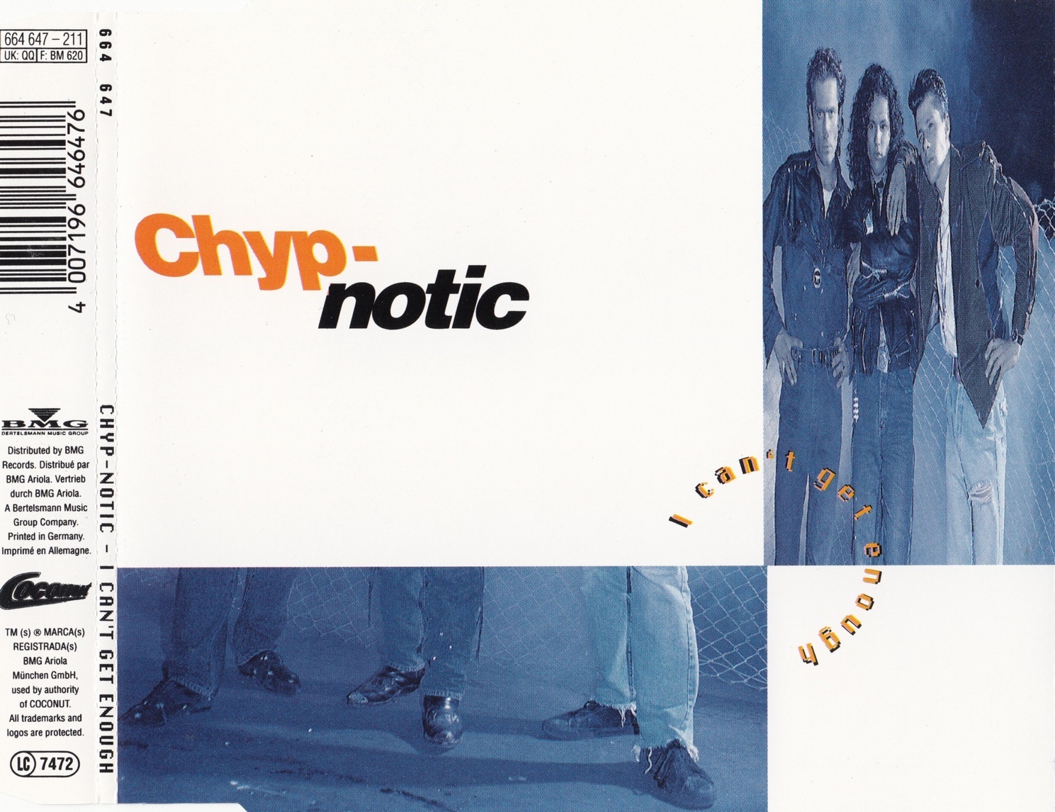 Chyp-Notic - I Can't Get Enough (CDM) - 1991