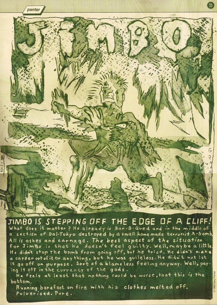The Great Comic Book Heroes: Gary Panter's Jimbo