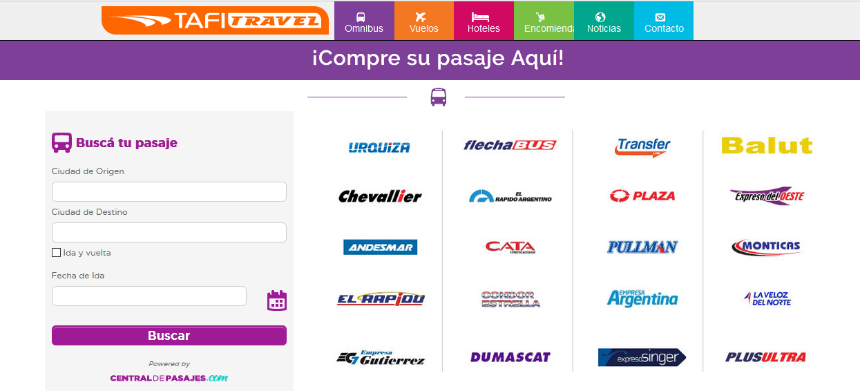 TAFI TRAVEL inaugura su nueva página web actualizada - TAFI TRAVEL ...