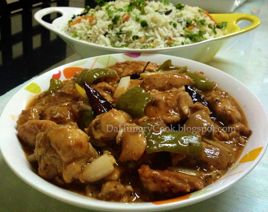 The Hungry Cook: Indian Style Chilli Chicken