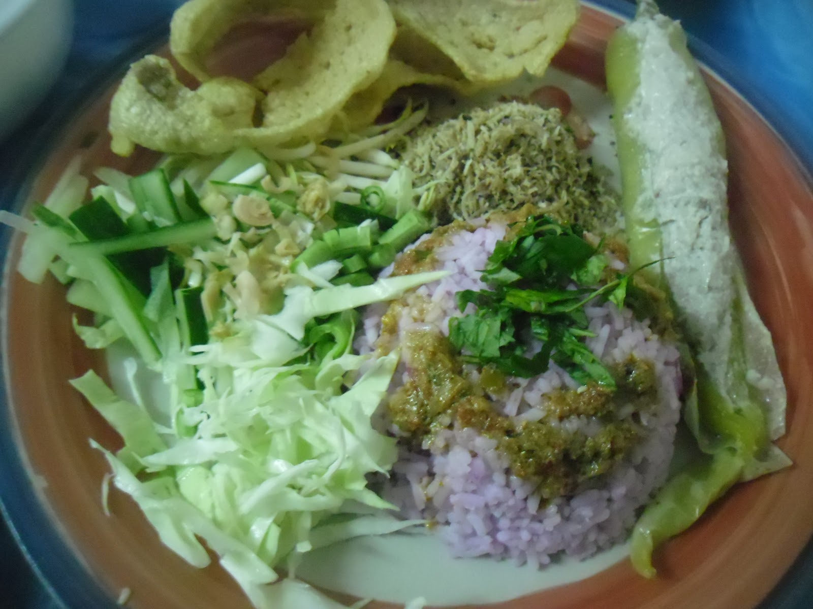 Zalekha Luvs Cooking: Nasi Kerabu Purple...