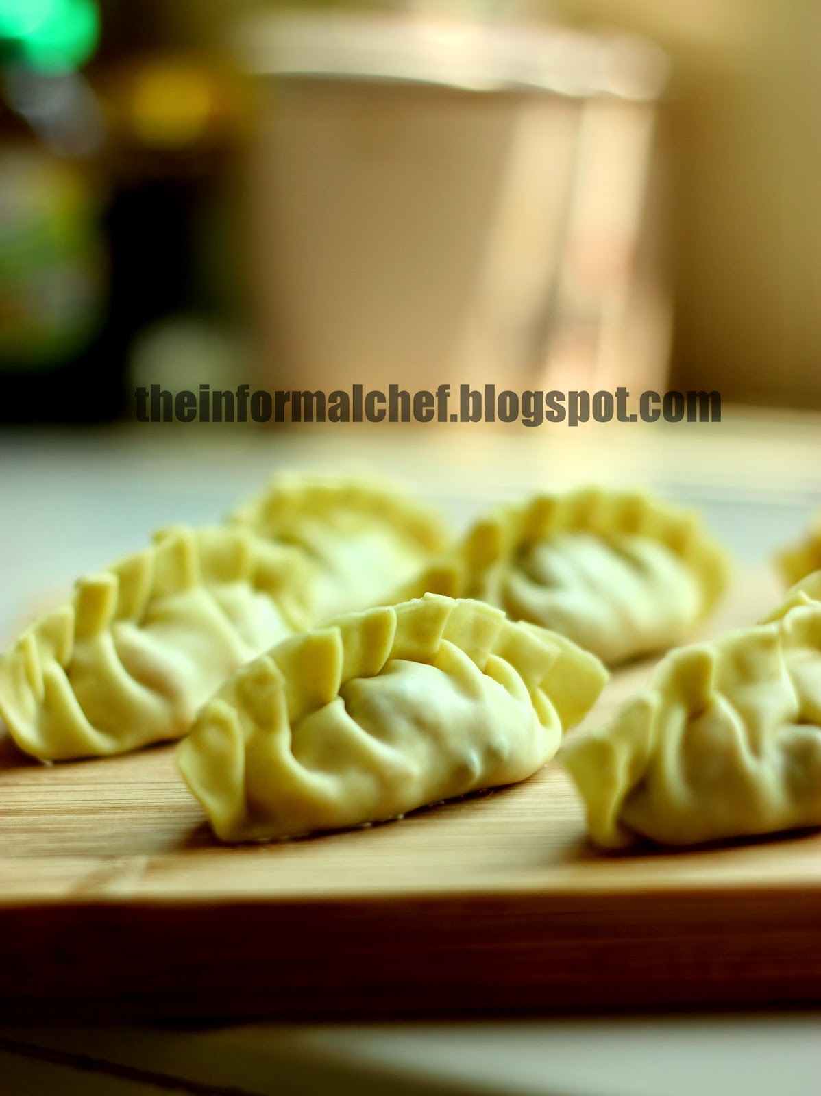 The Informal Chef: Chinese Dumpling Soup (Sui Kow) 水餃