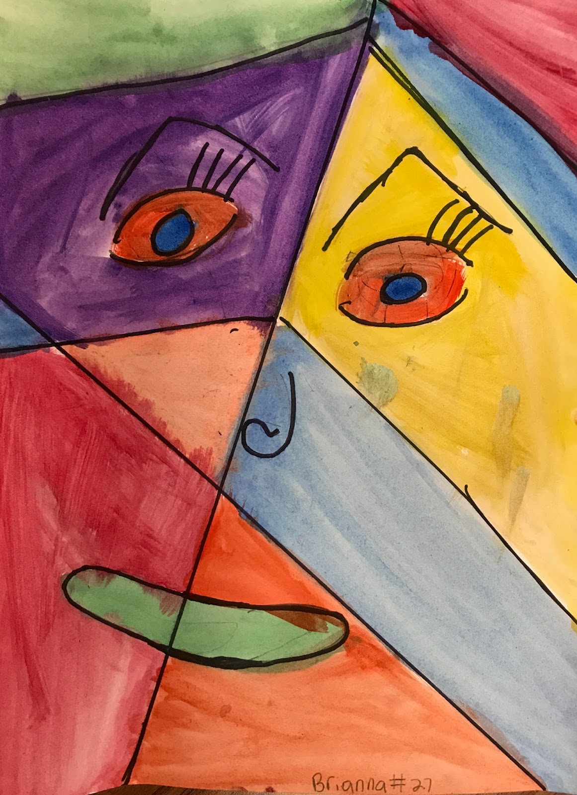 Kathy's Art Project Ideas: Picasso Portrait Inspired Art Lesson Using ...