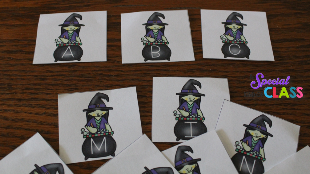 A special kind of class: Free Kindergarten Halloween Alphabet Match