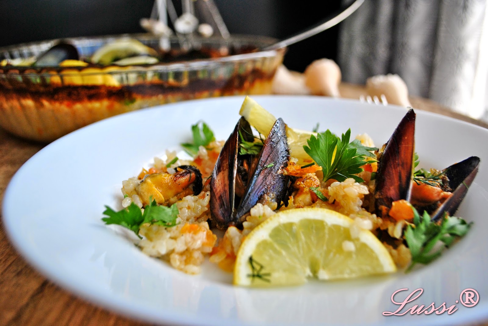 Lussi`s World of Artcraft: Миди с ориз на фурна / Mussels With Rice Recipe