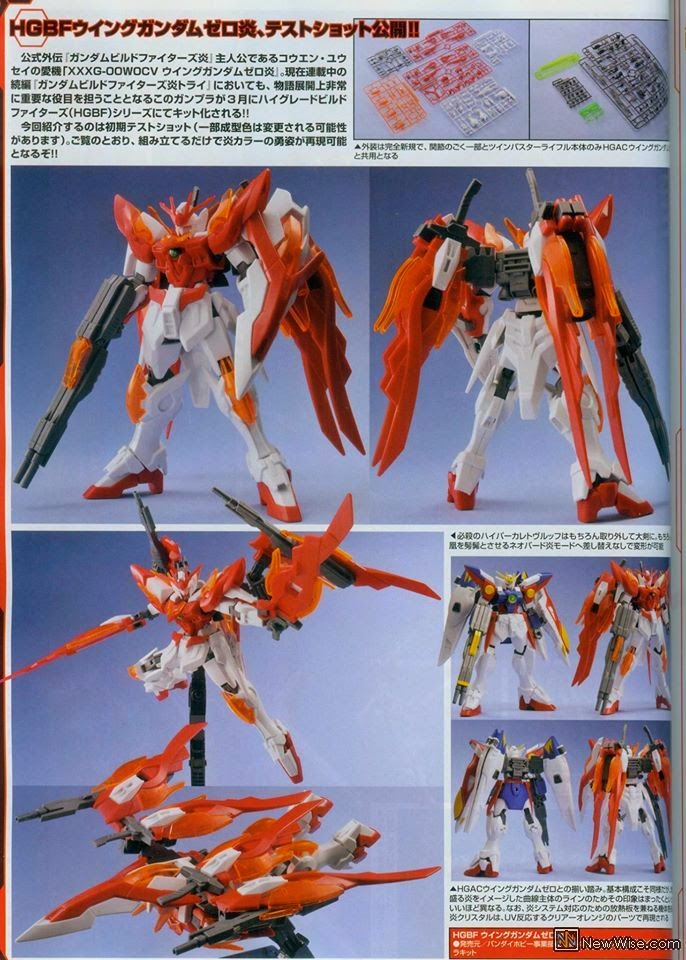 HGBF 1/144 Wing Gundam Zero Honoo - Release Info, Box Art and Official ...