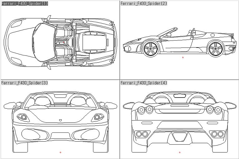 MISCELLANEOUS DATA STORAGE 2 for CAD Drawings: [JWS/DWG] Ferrari F430 ...