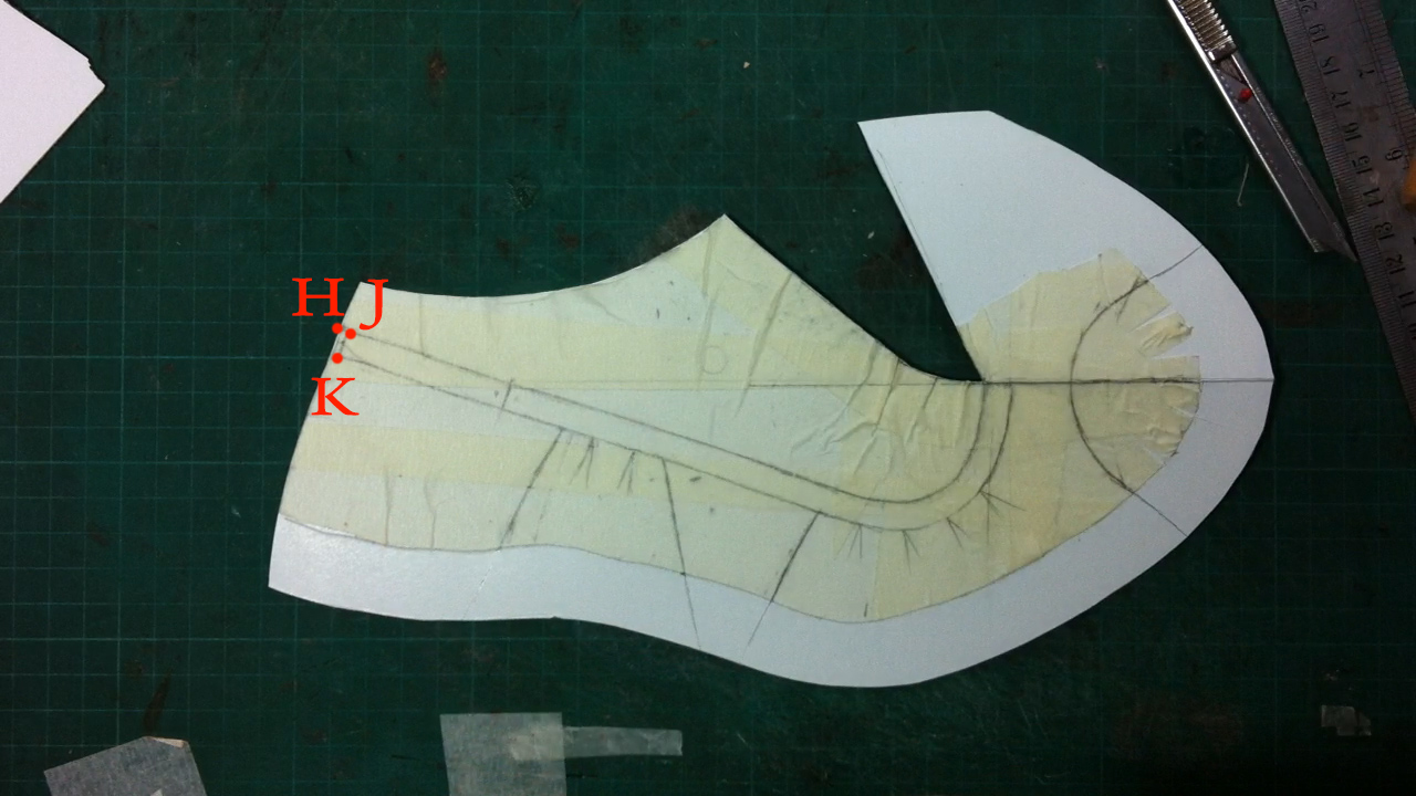 MAKING SHOES : How to make shoe pattern with folds