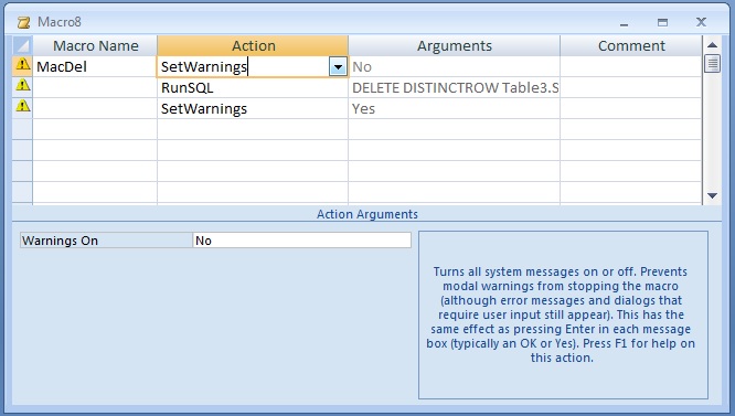 Runsql Action In Macro And Vba ~ Learn Ms Access Tips And Tricks