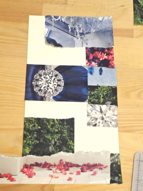 aka Bailey: Homemade Art: Collage for the Bedroom