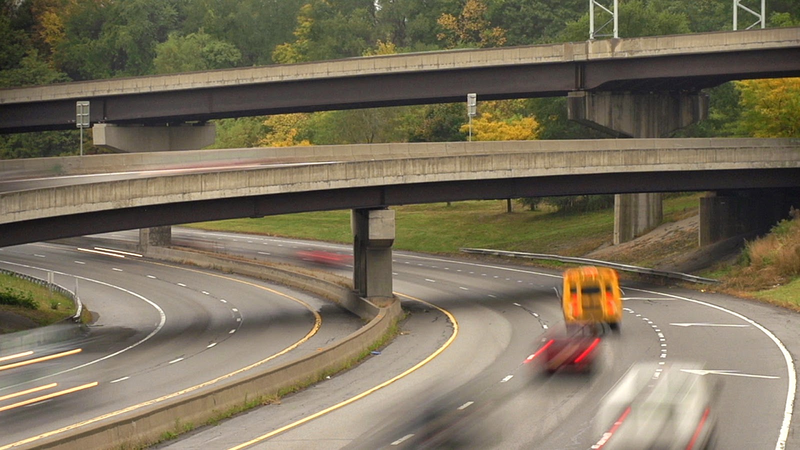 Beachfront B-Roll: Buildings and Traffic