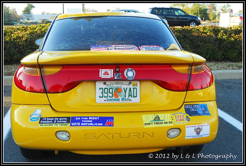 Ocala, Central Florida & Beyond: A yellow Republican car