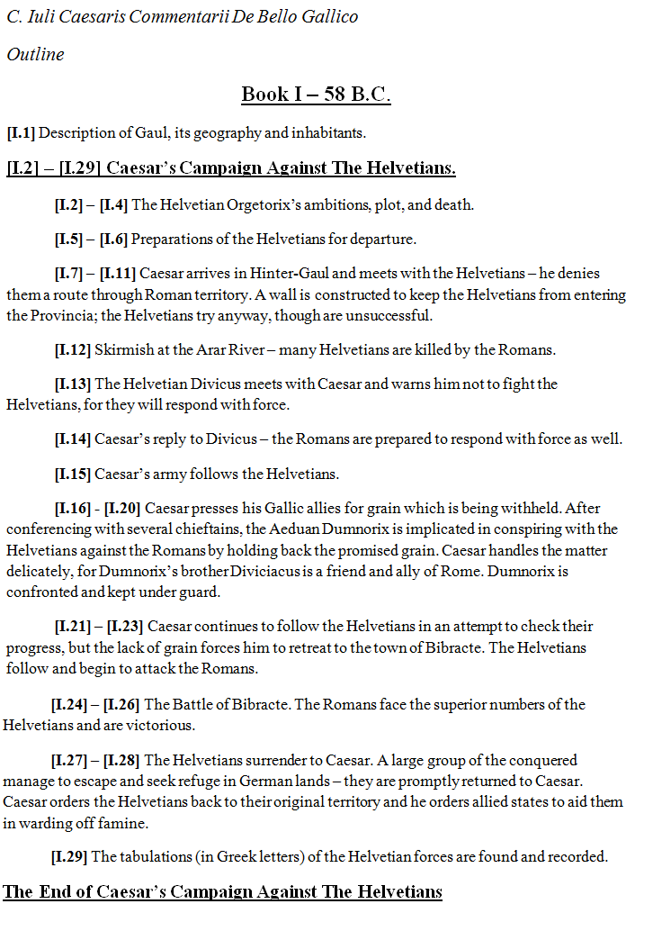 Opera Antiqua: C. IVLI CAESARIS COMMENTARII DE BELLO GALLICO LIBER ...