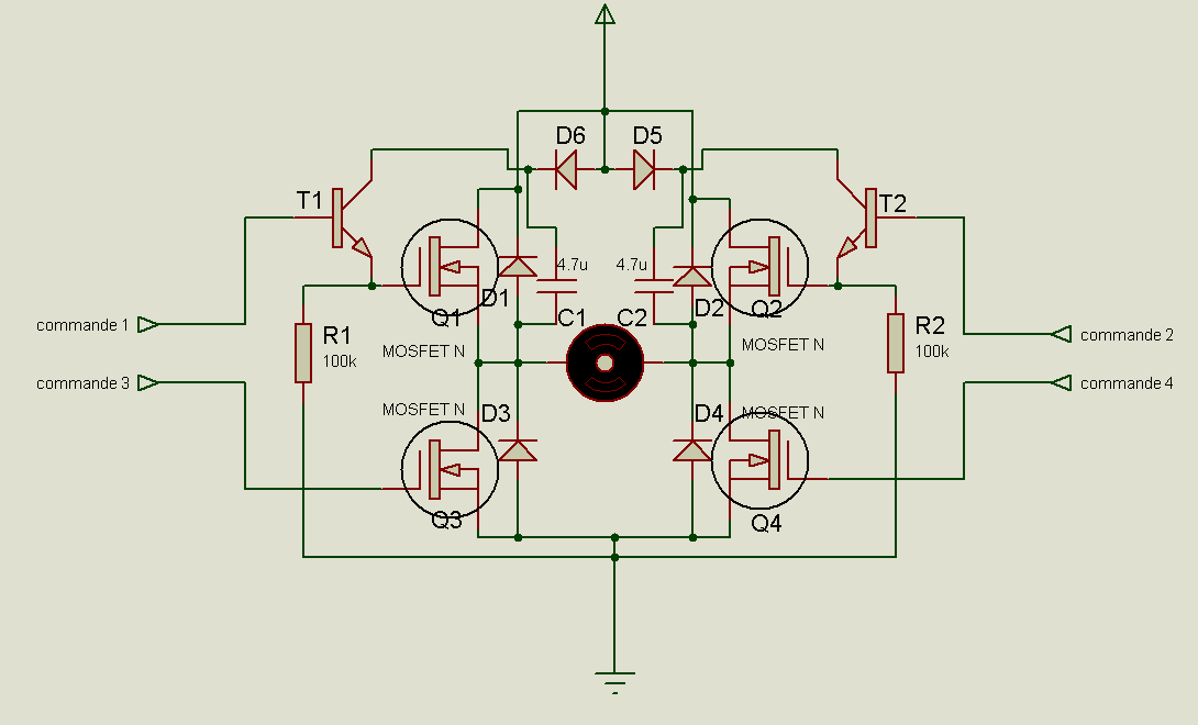 F4GMF: Etude d'un pont en H