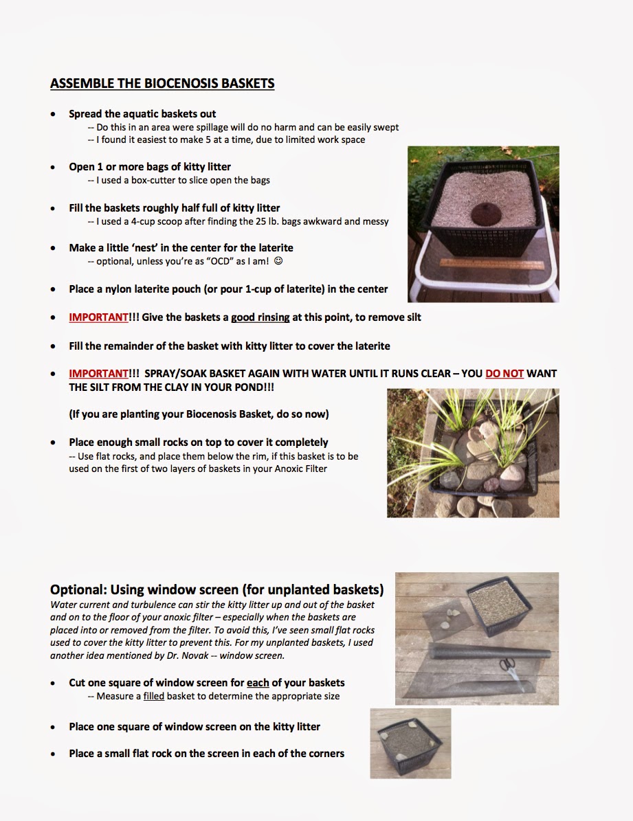 Anoxic Filtration System: Shelly’s pond Build From Oregon…The Making of ...