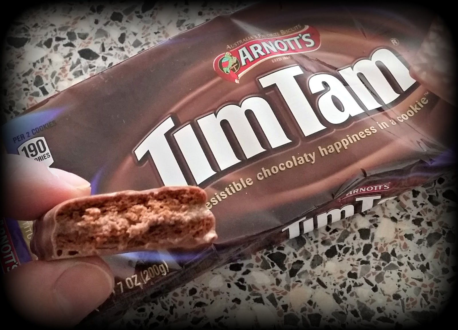 Temporary Waffle: Enjoying the Delicious Arnott's Tim Tam Cookies