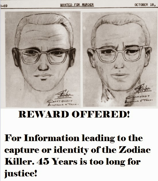 Zodiackillersite: Zodiac Killer Reward