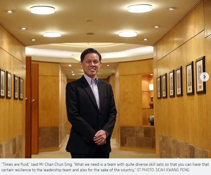 If Only Singaporeans Stopped to Think: Chan Chun Sing on traits next ...