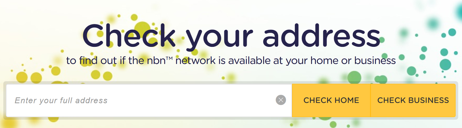 Tech Talk: NBN Address checker